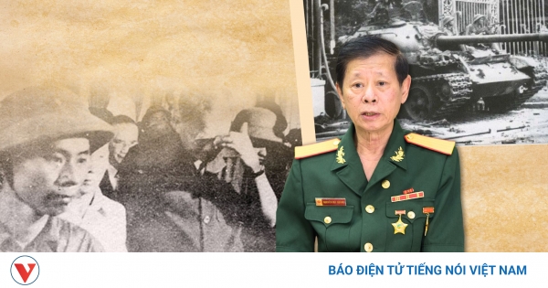 Khoảnh khắc áp giải Dương Văn Minh đến Đài phát thanh đọc tuyên bố đầu hàng | VOV.VN